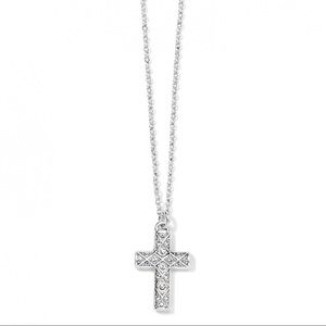 Brighton | Jewelry | Nwt Brighton Diamond Cross Necklace | Poshmark